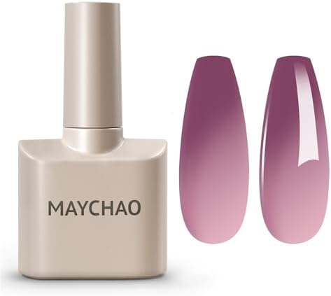 Amazon.com : MAYCHAO 15ML Magenta Gel Nail Polish 1Pc Viva Magenta Gel ...