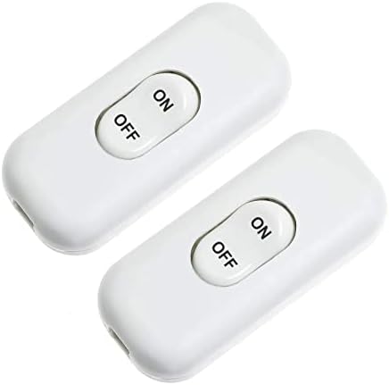 Inline Cord Switch AC 250V 6A On-Off DPST Control Rocker Switch for ...