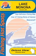 Amazon.com : Lake Monona Fishing Map (Wisconsin Lake Series, M107 ...