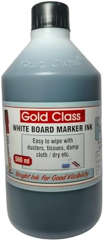 Gold Class White Board Marker Ink, 500ML | Easily refillable | Smudge ...