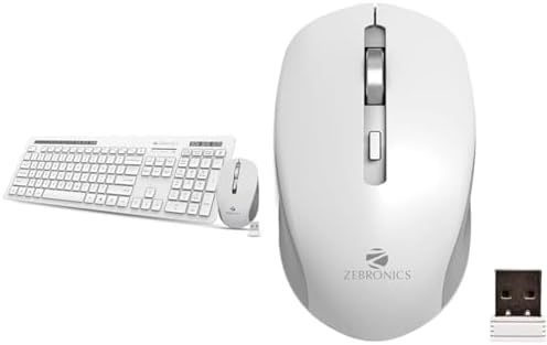 Amazon.in: Buy ZEBRONICS Zeb-Companion 500 2.4GHz Wireless Keyboard and ...