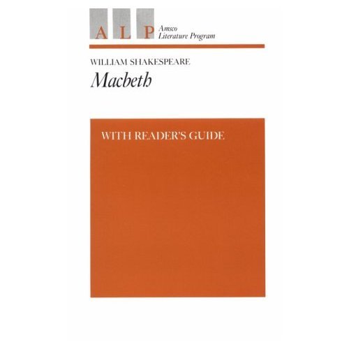 Macbeth: With Readers Guide: Shakespeare, William: 9780877208358 ...