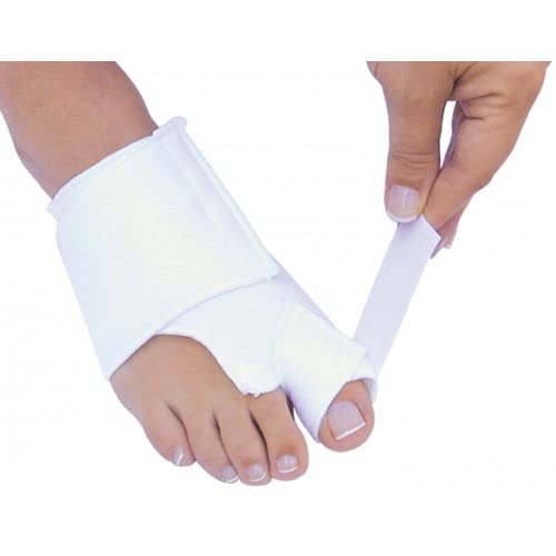Amazon.com: PEDIFIX Foot Bunion Pain Soft Fabric Splint Medium Left ...
