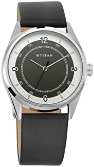 Titan Karishma Zing Quartz Analog Black Dial Leather Strap Watch for ...
