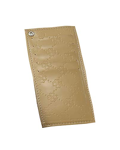 Amazon | [Eclea] おしゃれnaクローバー牛革インナーカードケース (ベージュ) カードケース いっぱい たくさん 入る 枚数 整理 財布 すっきり 革 薄い 薄型 財布の中 ...