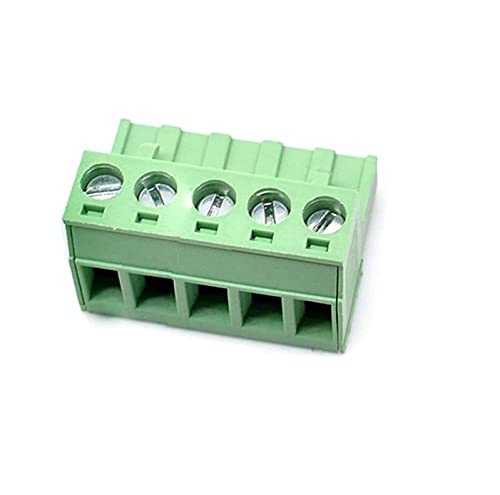 5 Pin Right Angle Screw Terminal Block Female Connector 5.08mm Pitch ...