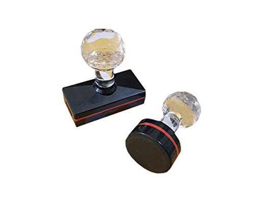 Crystal Self Ink Stamp Mounts - Diamond Handle - 25 Nos. - 1 Qty ...