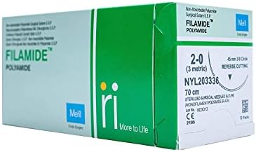 Meril Filamide (Polyamide) Suture NYL20 3336 | Synthetic Non ...