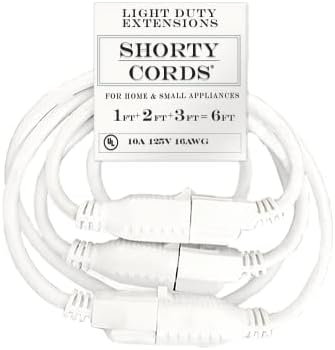 Shorty Cords Short Extension 3 Cord Designer Combo- $19.95+Tax/Ship Set ...