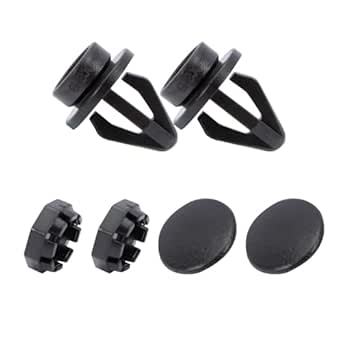 Bamyli 2 Sets of Parcel Shelf Clips,Plastic Rear Parcel Shelf Clips ...