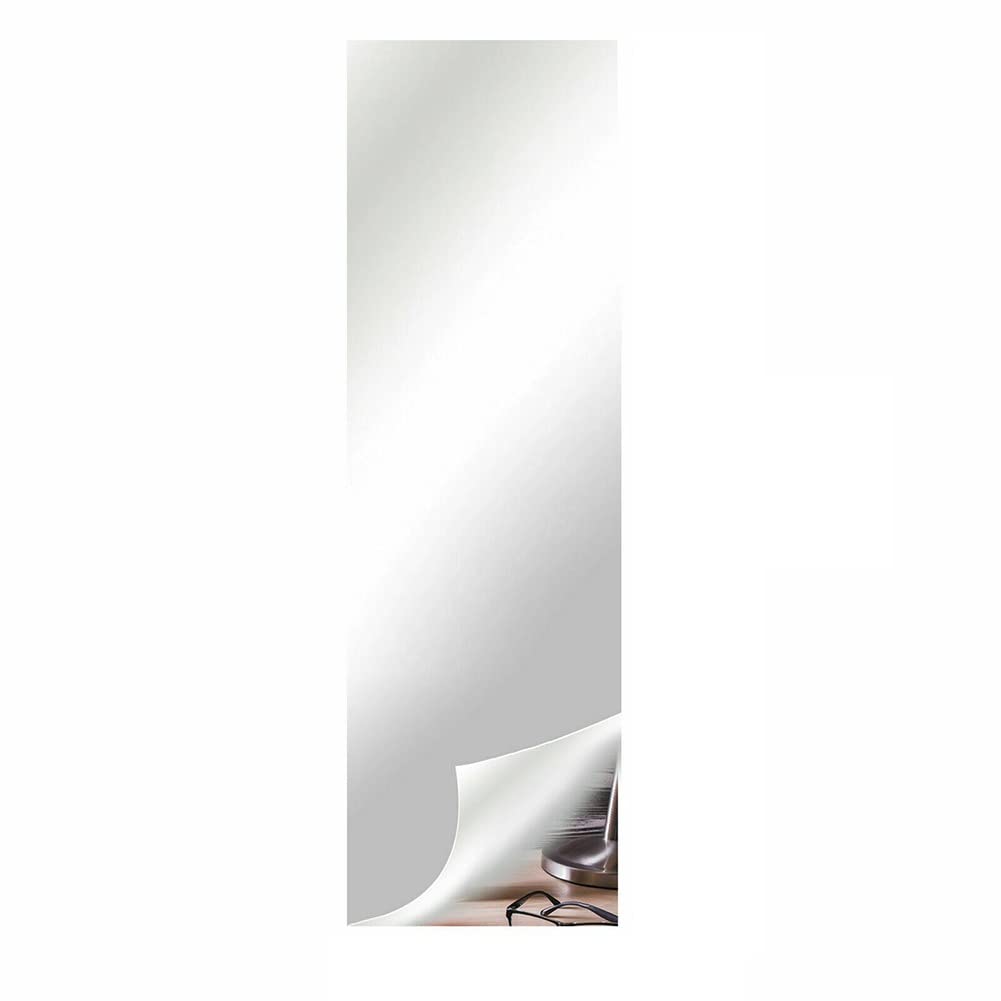 FUBESK Self Adhesive Mirrors Sheets 0.5 * 2M Mirror Wall Sticker Self ...