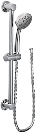 Moen Chrome Eco-Performance Handheld Shower with 30-Inch Slide Bar ...