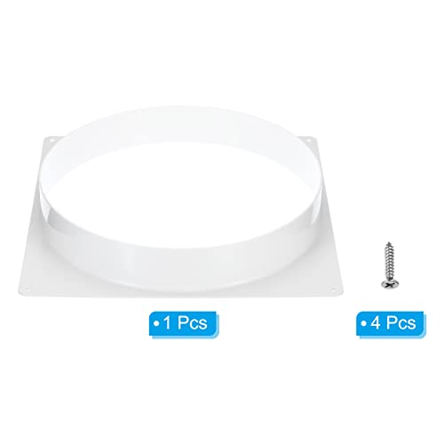 PATIKIL 12″ Duct Connector Flange, Dryer Vent Wall Plate Square to ...