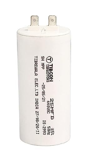 Spinxx Capacitor Tibcon Capacitor 25 MFD 440V for 1 Ton Air conditioner ...