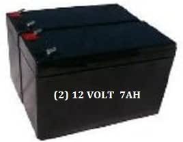 Amazon.com: (2) 12 Volt 7ah High Capacity SLA Batteries RBC109 : Health ...