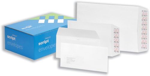 Croxley Script Envelopes Pocket Peal and Seal Pure White C5 [Pack of ...