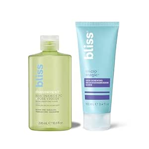 Amazon.com : Bliss Disappearing Act Niacinamide Toner +Micro Magic ...