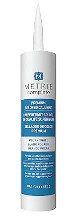 2-1/4" Metrie Complete Caulking/Polar White Color-Matched Sealant/Fill ...