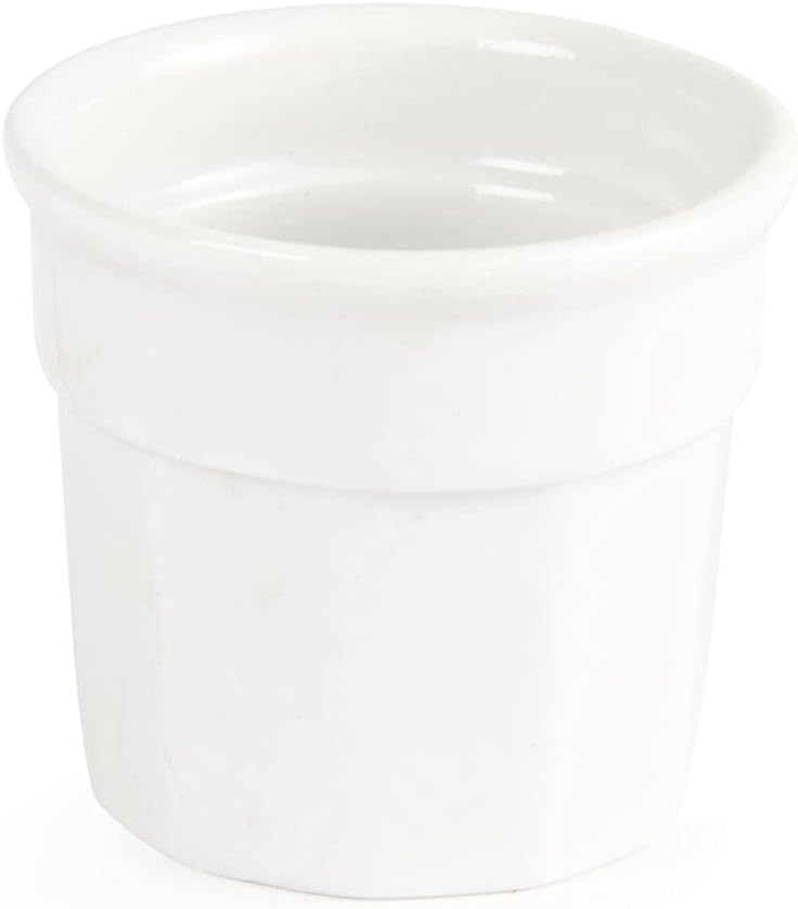 Amazon.com: Olympia Dipping Potts 45X50mm Porcelain White Sauce Dish ...