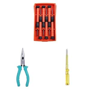 Taparia PSFP-6 Precision Screw Driver Set, Orange & Black, 6 Pieces : Amazon.in: Home Improvement