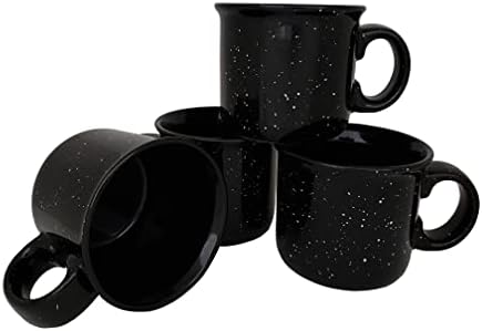Amazon.com: Essential Drinkware 14oz Ceramic Campfire Coffee Mug (Set ...