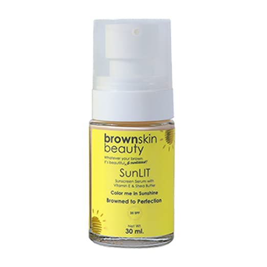 BrownSkin Beauty SunLit Tinted Sunscreen Serum (SPF 35) 30ml | Quick ...