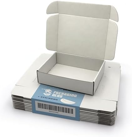 JAPCHET 20 PCS Cardboard Shipping Boxes, 15 x 10 x 5cm Brown Packaging ...