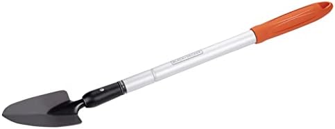 Heavy Duty Extending Telescopic Trowel - Long Handled Digging Garden ...