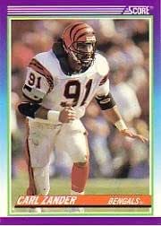 1990 Score #478 Carl Zander at Amazon's Sports Collectibles Store