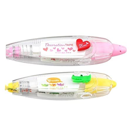 ARV Pack of 2 Correction Tape Pen Cute White Correction Tape Cute Push ...