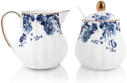 Amazon.com | BTaT- 3 Piece Tea Set, Creamer and Sugar and Teapot Set ...