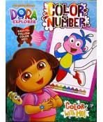 Dora The Explorer Color By Number Book (60 Pieces) : Amazon.ca ...