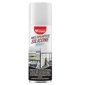 Wesaf Multipurpose Silicone Lubricant Spray, Odourless, Colourless ...