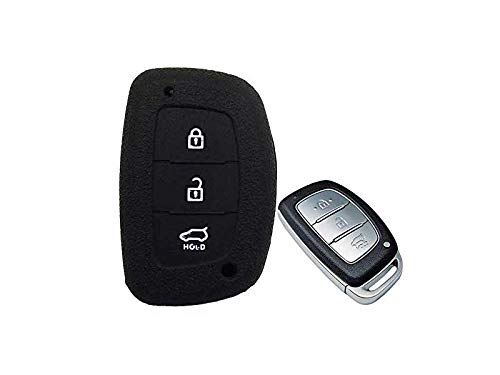 AutoFurnish Silicone Key Cover Compatible with Hyundai Grand i10 (Push ...