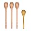 Amazon.com: 4PCS 6 inch Honey Dipper Sticks Honey Spoon, Wooden Honey ...