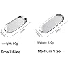 Amazon.com: 1 Pcs 9 Inch x 3.8 Inch Trinket Tray, Silver Stainless ...