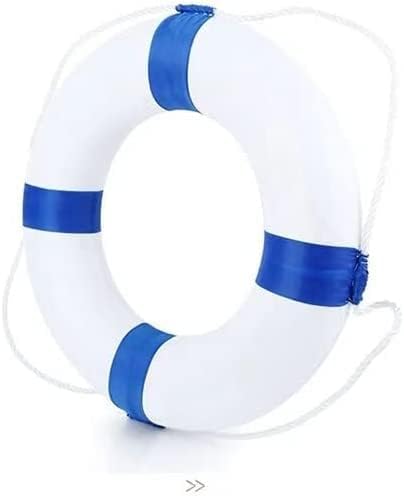 Amazon.com : Life Preserver Ring 20.5 in,Pool Life Ring with RopeTape ...