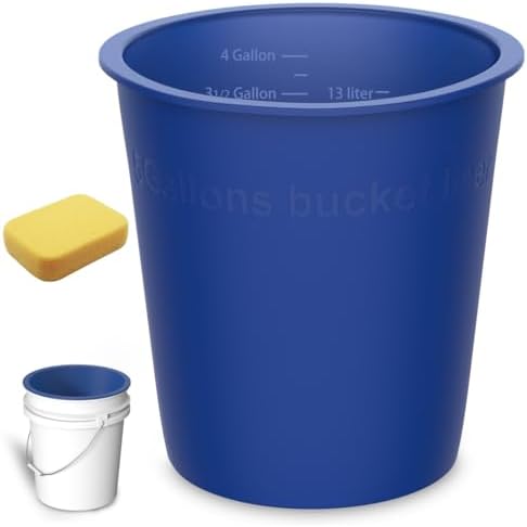 Amazon.com: 5 Gallon Silicone Bucket Liner, Reusable Rubber Bucket ...