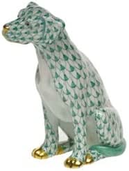 Amazon.com: Herend Dog Seated Green Fishnet : Home & Kitchen