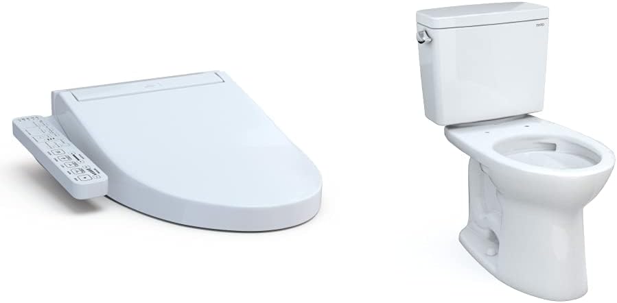 TOTO WASHLET C2 Electronic Bidet Toilet Seat (C2) Bundle with TOTO ...
