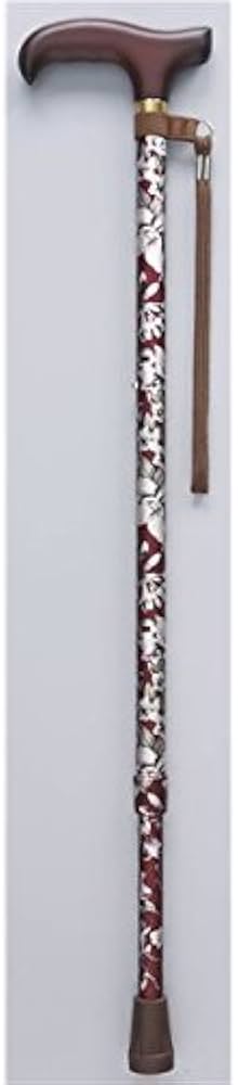 Amazon.co.jp: フジホーム ステッキ(伸縮) ステッキベーシック伸縮S 花