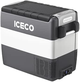 Amazon.com: ICECO 12 Volt Refrigerator, JP50 12 Portable Freezer ...