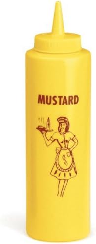 TableCraft Nostalgia Mustard Squeeze Dispenser 12oz | Condiment ...