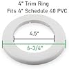 PVC 4" Trim Ring - Amazon.com