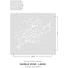 Amazon.com: Marble Veins Backsplash Wall Stencil – Large Reusable ...