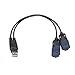 Amazon.com: TecMate Optimate USB Cable O-110, USB Y-Splitter, with ...