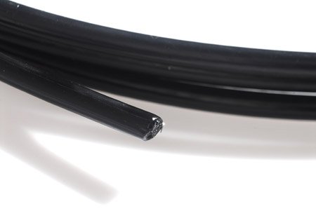 Loos Galvanized Steel Nylon Coated Wire Rope, 3/16" Cable Diameter, 250 ...