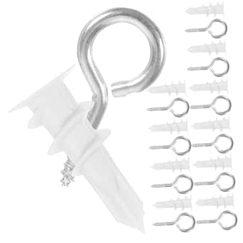 Anneome 20 Sets Drywall Expansion Screws Fasteners Drywall Patch Hook ...