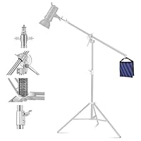Amazon | SOONPHO 2-in-1ブームアームスタンド ライトスタンド 耐荷重