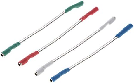 4 Pieces/Set Universal Silver Leads Wires Header Wire Cable 40mm for 1. ...